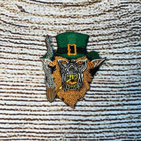 Hand Crafted | Accessories | Leprechaun Demon Iron On Patch | Poshmark